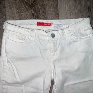 Shorts | Vintage White Jean Jorts With Back Pocket Designs | Poshmark